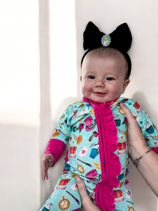 Tea Party Ruffle Footie Snoozer – Fletch